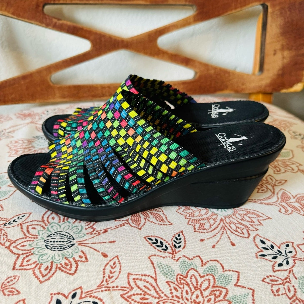 💙 Corkys | rainbow wedges – Echo Boutique