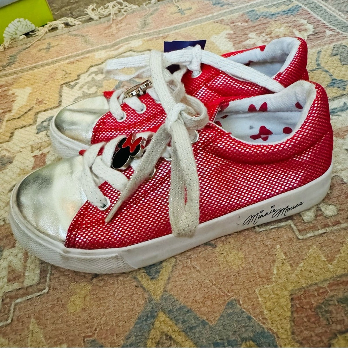 💜 Minnie Mouse | red flat shoes – Echo Boutique